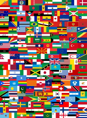 Different countries flags set Royalty Free Vector Image