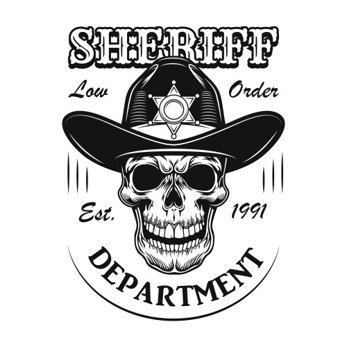 Detective heads sheriff collection logo symbol Vector Image