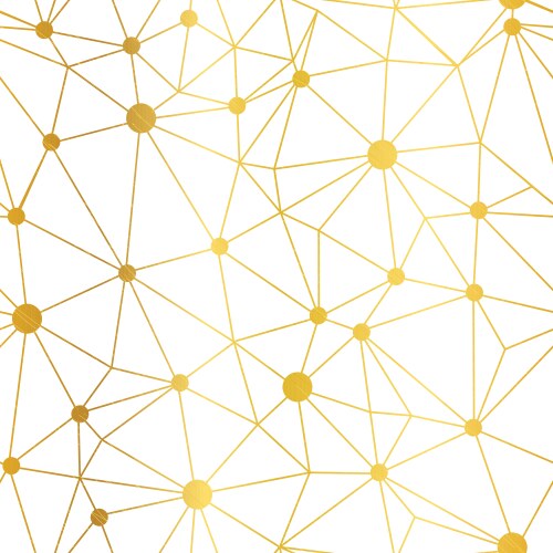 Golden lines geometric seamless pattern Royalty Free Vector