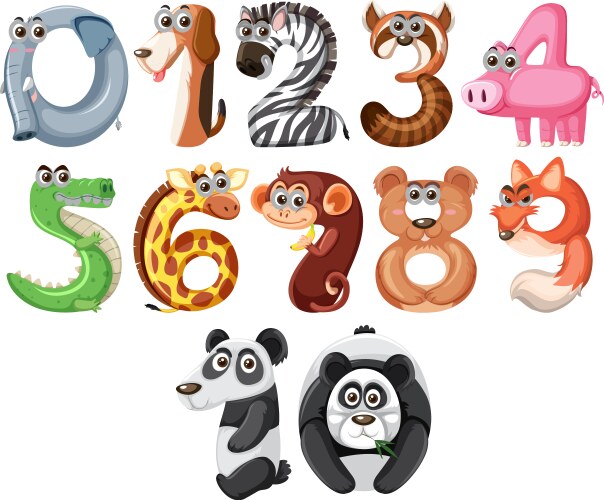 Cute Number Vector Images (over 40,000)