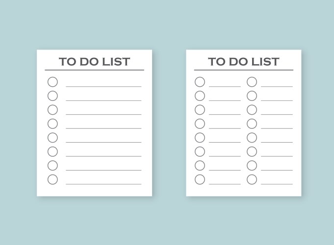 To do list or planning icon in flat style paper Vector Image