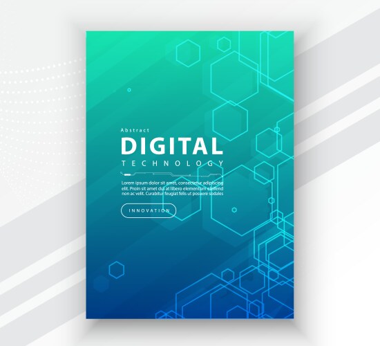 Poster brochure cover banner presentation layout Vector Image