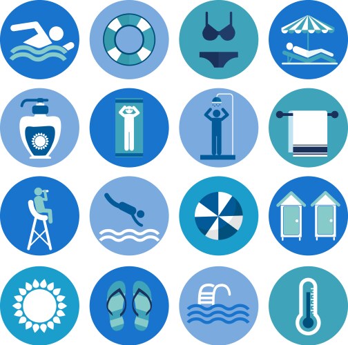 Swimming pool rules Royalty Free Vector Image - VectorStock