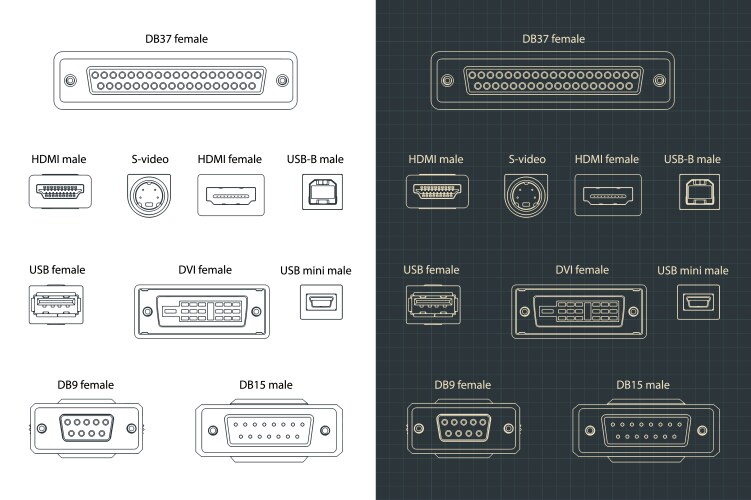 Hdmi Port Vector Images (over 980)