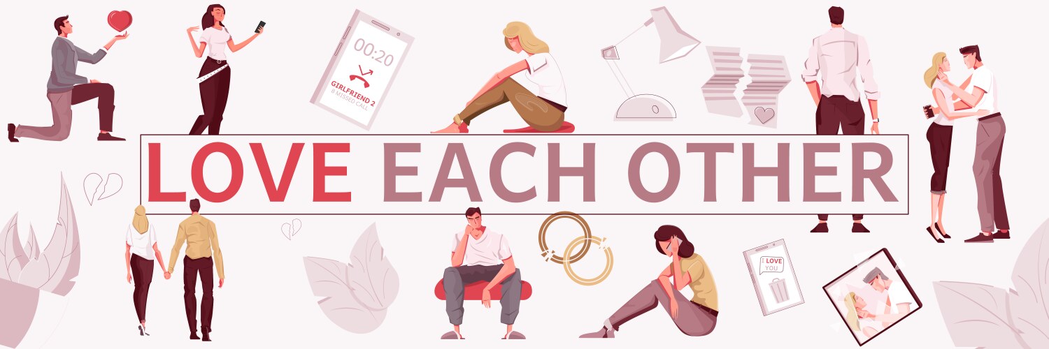 Love infographics elements Royalty Free Vector Image