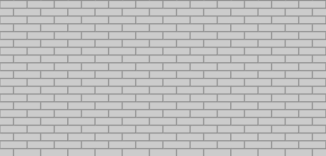 Grey brick wall texture seamless background Vector Image