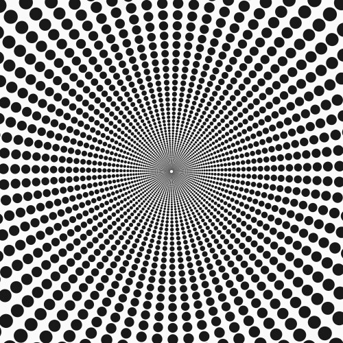 Abstract of round gradient pattern background Vector Image