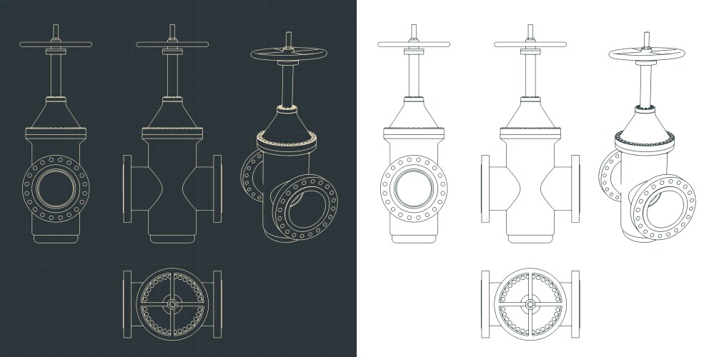 Pipe Blueprint Vector Images (over 1,100)