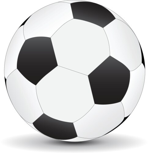 Football ball Royalty Free Vector Image - VectorStock