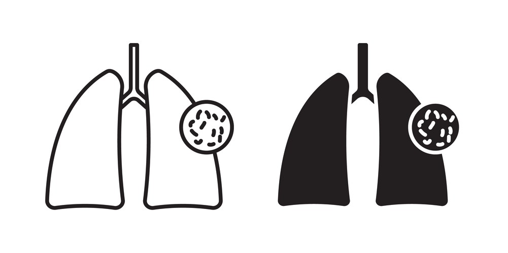 Tuberculosis Icon - Medical Symbol – Royalty-Free Vector | VectorStock