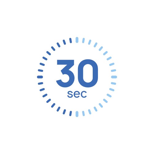 30 Second Stopwatch Vector Images (over 1,000)