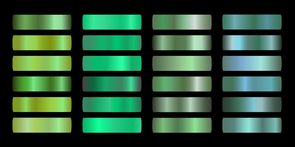 Emerald green gradient Royalty Free Vector Image