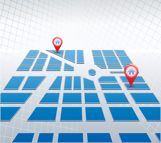 Us interstate highway map Royalty Free Vector Image