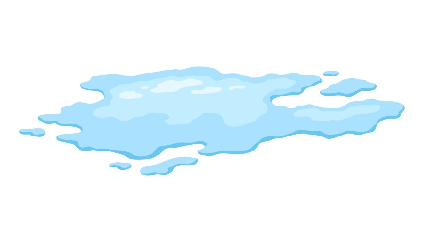 Puddle Royalty Free Vector Image - VectorStock