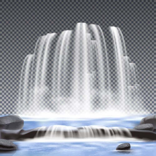 Transparent Waterfall Vector Images (over 880)