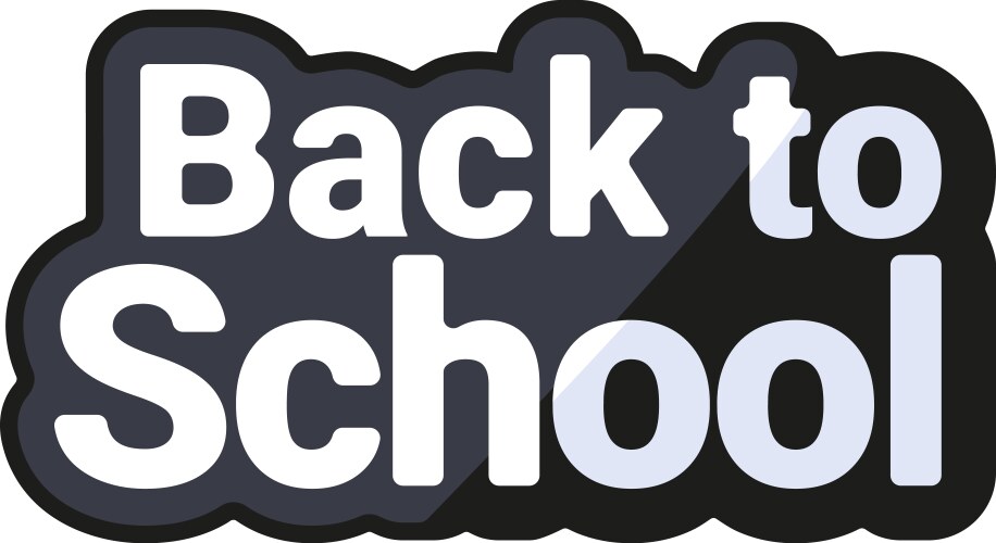 School Welcome Back Promo Banner Royalty Free Vector Image
