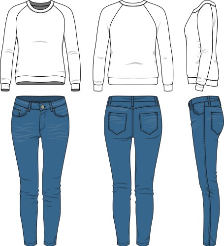 Jeans Template Vector Images (over 7,000)