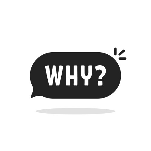 Red speech bubble with question mark like quiz Vector Image