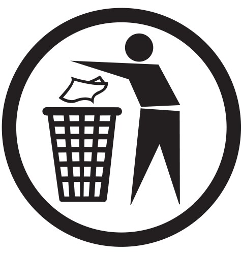 Put Rubbish in Bin Vector Images (over 150)