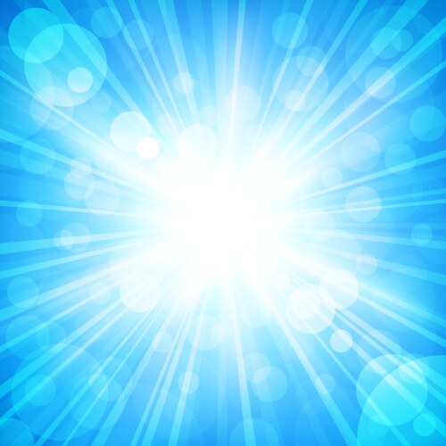 Sunlight sun rays through foliage Royalty Free Vector Image