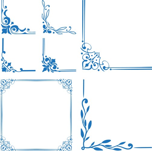 Blue Corner Vector Images (over 23,000)