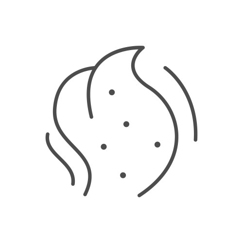 Breath smell line icon Royalty Free Vector Image