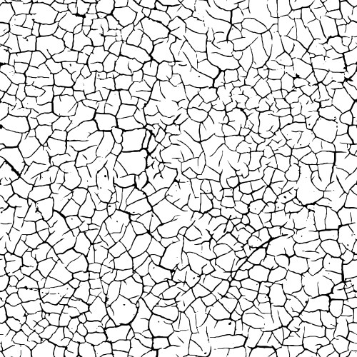 Craquelure pattern grunge cracks cracked painted Vector Image
