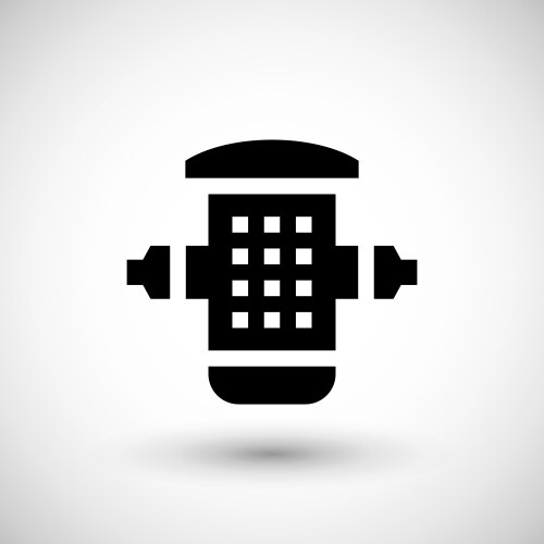 Tank container filter icon cartoon water Vector Image