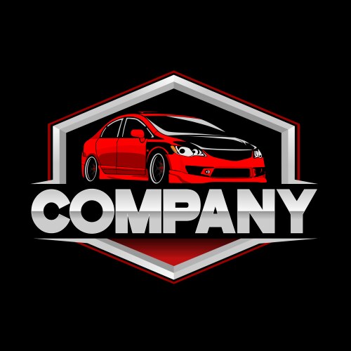 Car logo design templates Royalty Free Vector Image