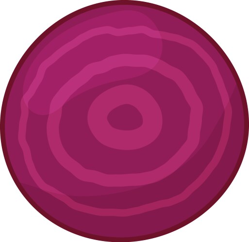 Beet root carving composition Royalty Free Vector Image