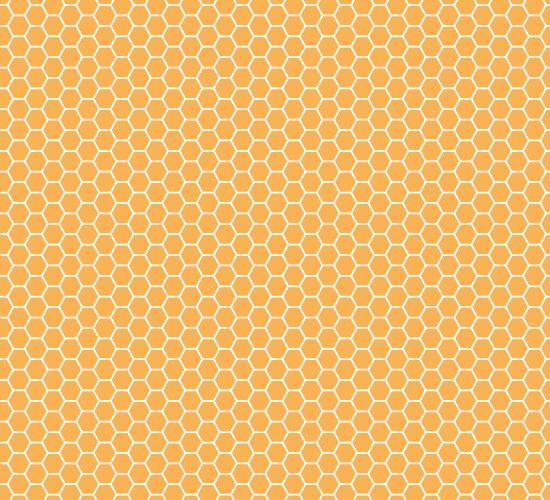 Honeycomb hexagonal seamless pattern grid design Vector Image