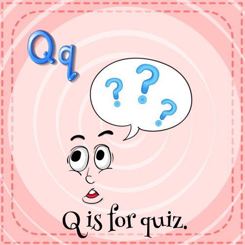 Letter Q Words and Pictures Vector Images (52)