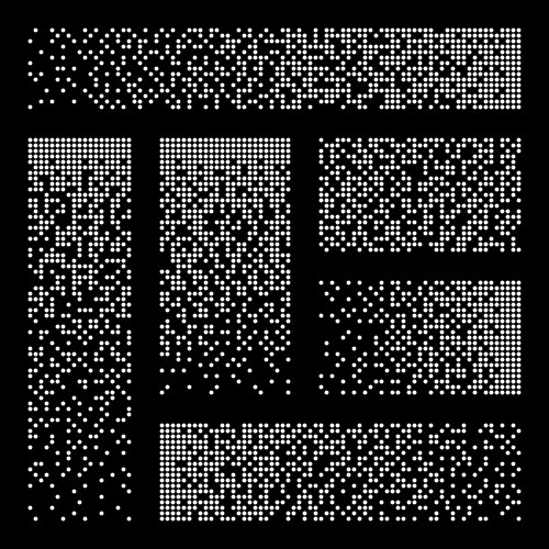 Pixel disintegration background decay effect Vector Image