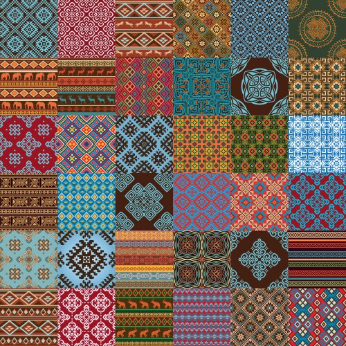 African tribal art traditional africa seamless Vector Image