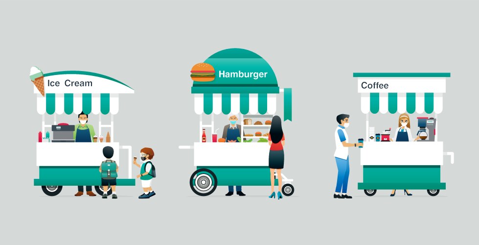 Food Cart Vector Images (over 45,000)