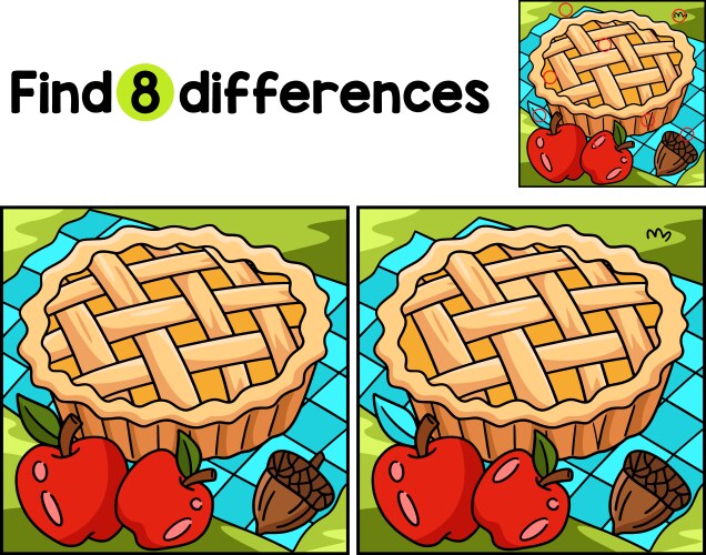 Spot the Difference Food Vector Images (over 340)