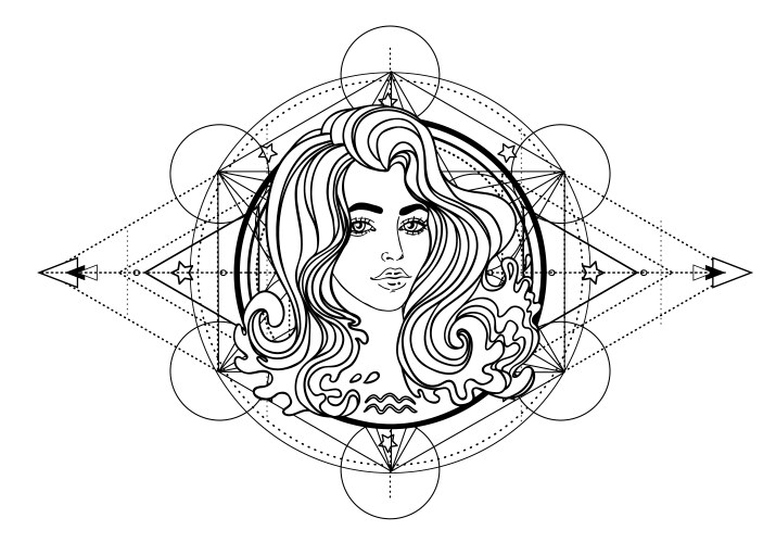 Aquarius Zodiac Sign Coloring Book Vector Images (92) Aquarius Zodiac Sign Coloring Book Vector Images (92)