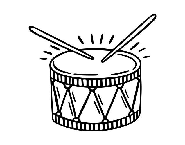 Outline Drum Vector Images (over 16,000)