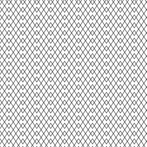 Black line interlocking squares seamless Vector Image
