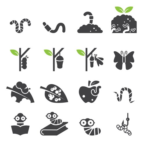 Worm Black and White Vector Images (over 11,000)
