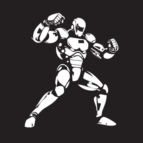 Robot Punch Vector Images (over 300)