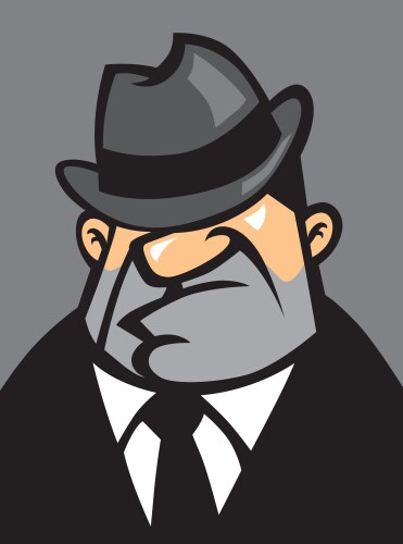 Italian mafioso Royalty Free Vector Image - VectorStock