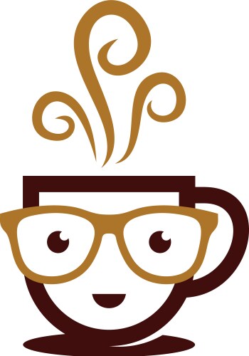 Code coffee logo icon design Royalty Free Vector Image