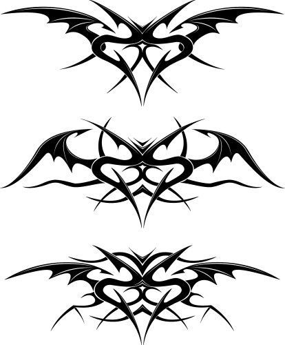 Bat Tattoo Vector Images (over 2,600)