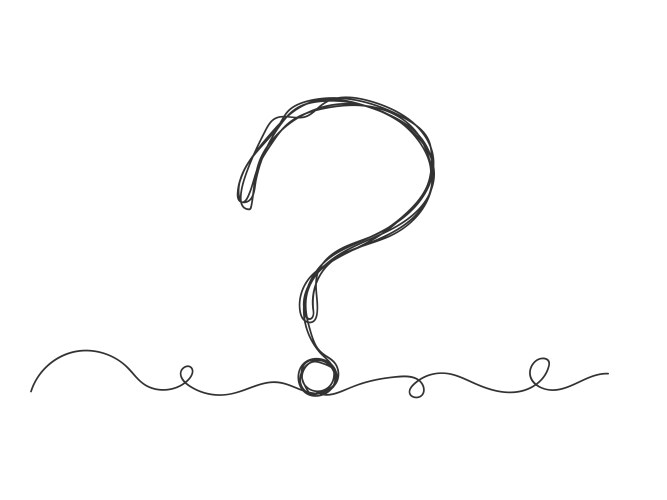 Continuous Line Question Mark Vector Images (over 720)