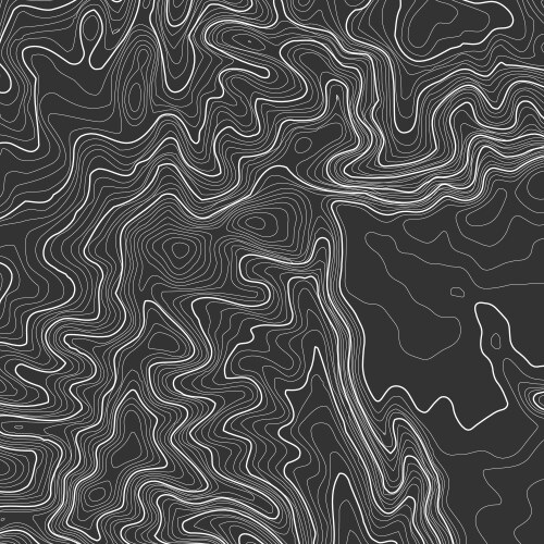 Topographic map on dark blue background Royalty Free Vector