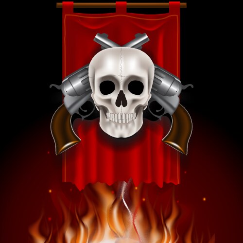 Skull Guns Vector Images (over 7,700)