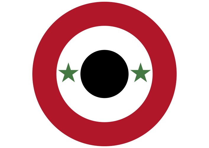 Mod target raf roundel royal air force badge sign Vector Image