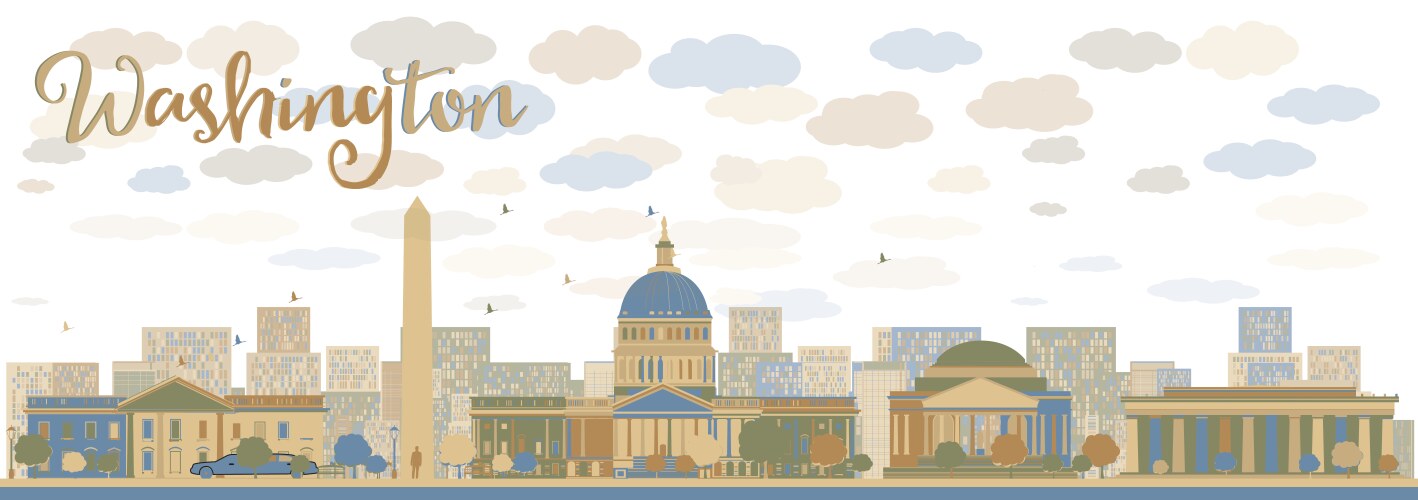 Washington Dc Skyline Vector Images (over 750)