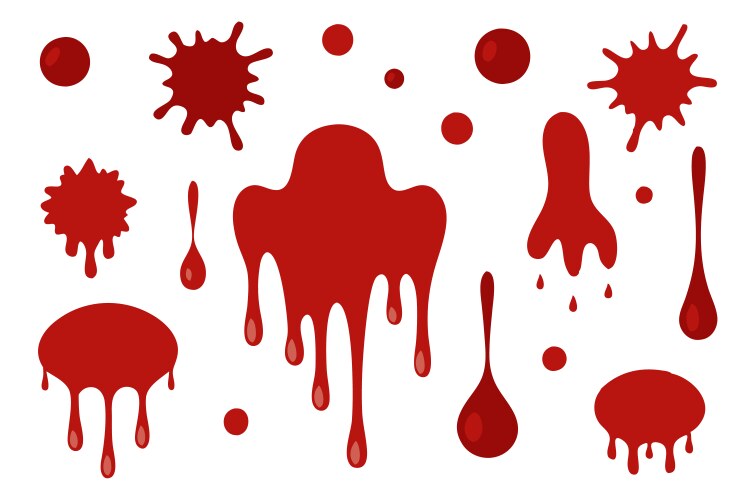 Cartoon Blood Splatter Vector Images (over 1,000)